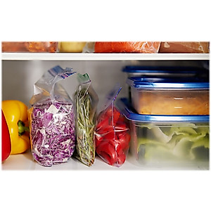 Ziploc Sandwich and Snack Bags with EasyGuide Texture, Plastic Storage Bags with Grip 'n Seal Technology, 280 Bags Total