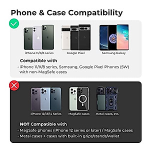 iOttie iTap 2 Magnetic Dashboard Car Mount Holder || Cradle for Samsung Galaxy S22, Google Pixel 7, Motorola Moto G, OnePlus 10, Sony Xperia & Other Android Smartphones