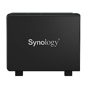 Synology DiskStation DS419slim Compact Desktop NAS Server, Marvell Armada 385 88F6820, 512MB DDR3 SDRAM, 4TB SSD, DSM Software