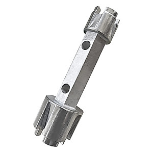 BearHut Tub Drain Remover Wrench Removal Tool Dual Ended Dumbell Wrench Heavy Duty Aluminum