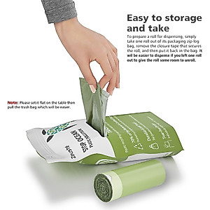 Small Trash Bags 125 Count, Zeuste No-Tearing 2.6-3 Gallon Trash Bag 70% PCR Content Drawstring Small Trash Bags Bathroom Trash Bags Separated Unscented 2 Gallon Trash Bag for Office, Kitchen, Pet