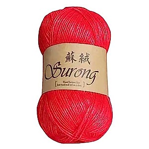 2 Set 1 Roll 100g Crochet Yarn Strong Warmth Multiple Colour Hand Knitting Thick Wool Thread Cotton Yarn for Gift Yarn Balls