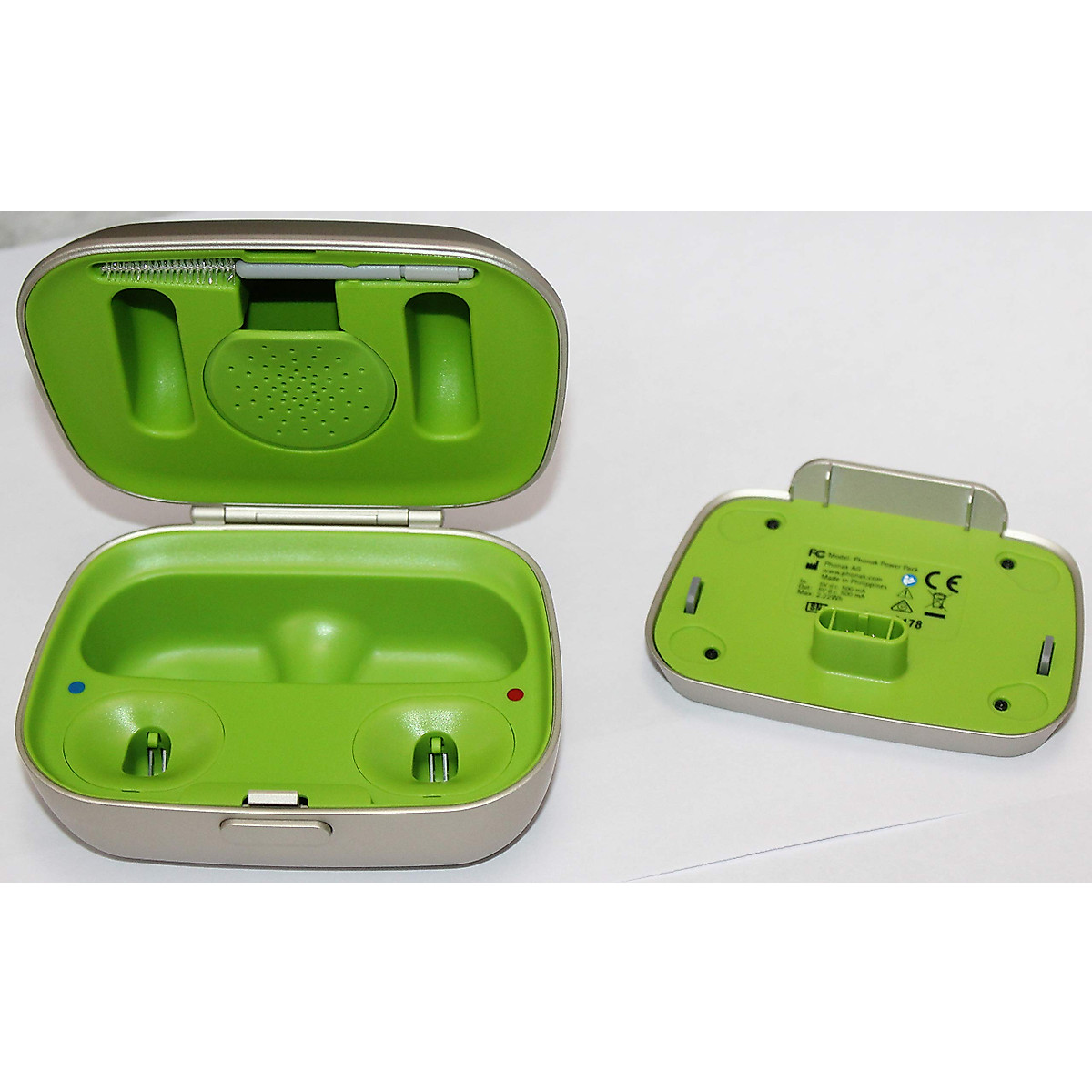 Charger Case with Power Pack for Audeo Marvel Rechargeable Hearing Instrument.