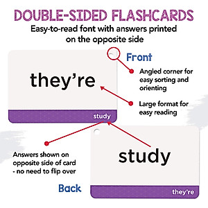 Star Right 600 Sight Word Flash Cards & Flashcard Games Set - 300 Hole Punched Flash Cards - 30 Fun Flashcard Games - 5 Binder Rings - for Ages 3 & Up - Pre-K, Kindergarten, 1st, 2nd, & 3rd Grade