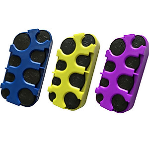 anso Euro Coin Holder Case Money Storage Box Wallet Organizer (Blue)