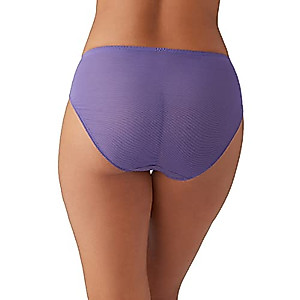 Wacoal Women's Embrace Lace Hi-Cut Brief Panty, Purple Rose, Small