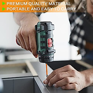 Torx Bit Set, Tonsiki 13PCS Security Torx Bit Set, Tamper Resistant Star Bits Set S2 Steel, 1/4'' Hex Shank Screwdriver Bit with Magnetic, 3'' Long, T5-T40