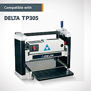 POWERTEC 128033 12-1/2 inch Planer Blades for Delta 22-560, TP305, TP400LS, 22-565, Replacement Planer Knives for 22-562, Set of 2