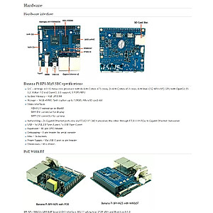 youyeetoo Banana pi BPI-M2S Single Board Computer - AI Computer Vision Applications - Dual GbE/HDMI 2.1/MIPI-CSI/MIPI-DIS - Support Android Linux, Adapt to BPI-RTL8822CS WiFi (A311D Version)