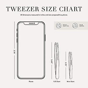 Tweezerman Exclusive Evening Blue Mini Slant Tweezer