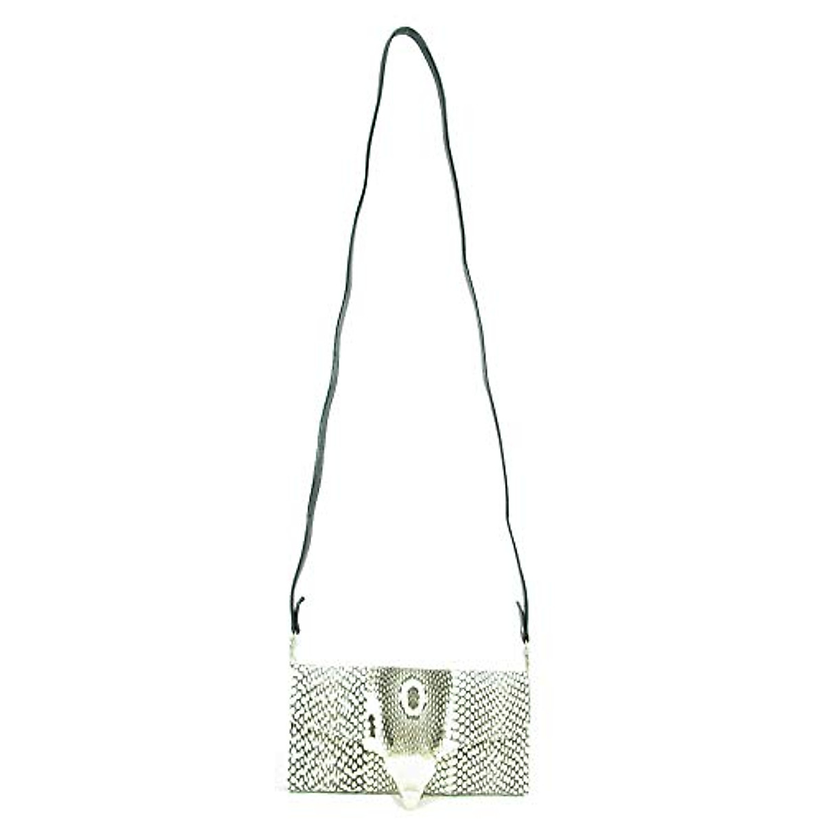 PELGIO Genuine Cobra Snake Skin with Head Leather Women's Trifold Clutch Wallet Purse Natural