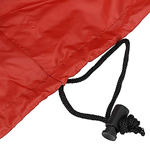 Junlucki Pool Supplies, Pool Cover, Drawstring Design Waterproof Cover Children Sandbox Swimming Pool Cover Backyard for Garden(red, 12012020cm)