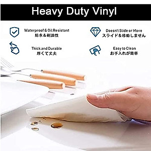 Clear PVC Desk Chair Mat 1.5/2mm PVC Non-Slip Transparent Rectangle Floor Protector,Carpet Protector for Hardwood Floors,100% Waterproof Vinyl Plastic Floor Mat,Can Be Cut,0.8/0.9/1/1.2/1.4/1.6m Wide