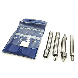 TOOL STEEL QUALITY 4 PIECES EDGE FINDER SET INCLUDES EF-130,132,133,134