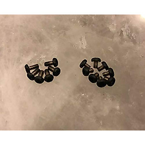 Stainless Steel Vintage Dark Bronze Scale, Pivot & Pocket Clip Screws Set for Spyderco Paramilitary 2 Knife - 9pcs