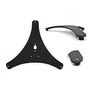 homcare Metal Hoof Stand with Adjustable Height Hoof Jack Farrier Stand Horse Hoof Stand Black