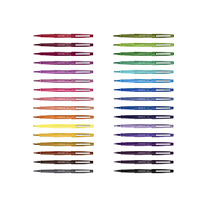 Paper Mate Flair Felt Tip Pens, Medium Point (0.7mm), Limited Edition Candy Pop Pack, 6 Count