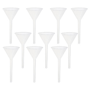 ULTECHNOVO 12pcs Clear Small Mm Perfume Filter Funnels Oils Bottle Cosmetics Funnel Ing Plastic Arts Essential Chemicals Lad Tool for Filling Crafts Laboratory Sub- Experiment