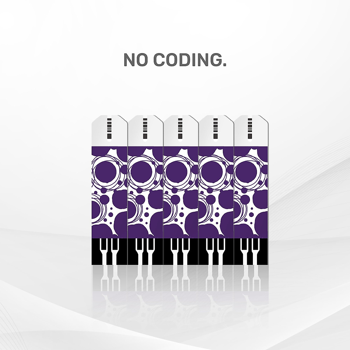 MbH blood glucose diabetic monitoring test strips 25 single pack in Procheck Smartphone dongle Home health test Quick, Simple&Easy-to-Use, Clear Easy to Read Results-Android System Type-C & iOS System