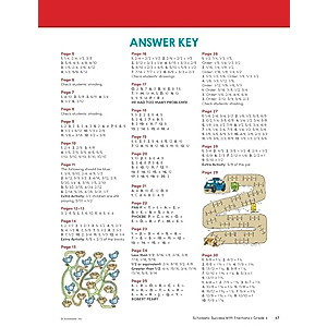 Scholastic Success with Fractions Grade 4 Workbook