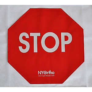 NYOrtho Door Guard Stop Sign Banner | Stop Sign Strip | Size: 40" W