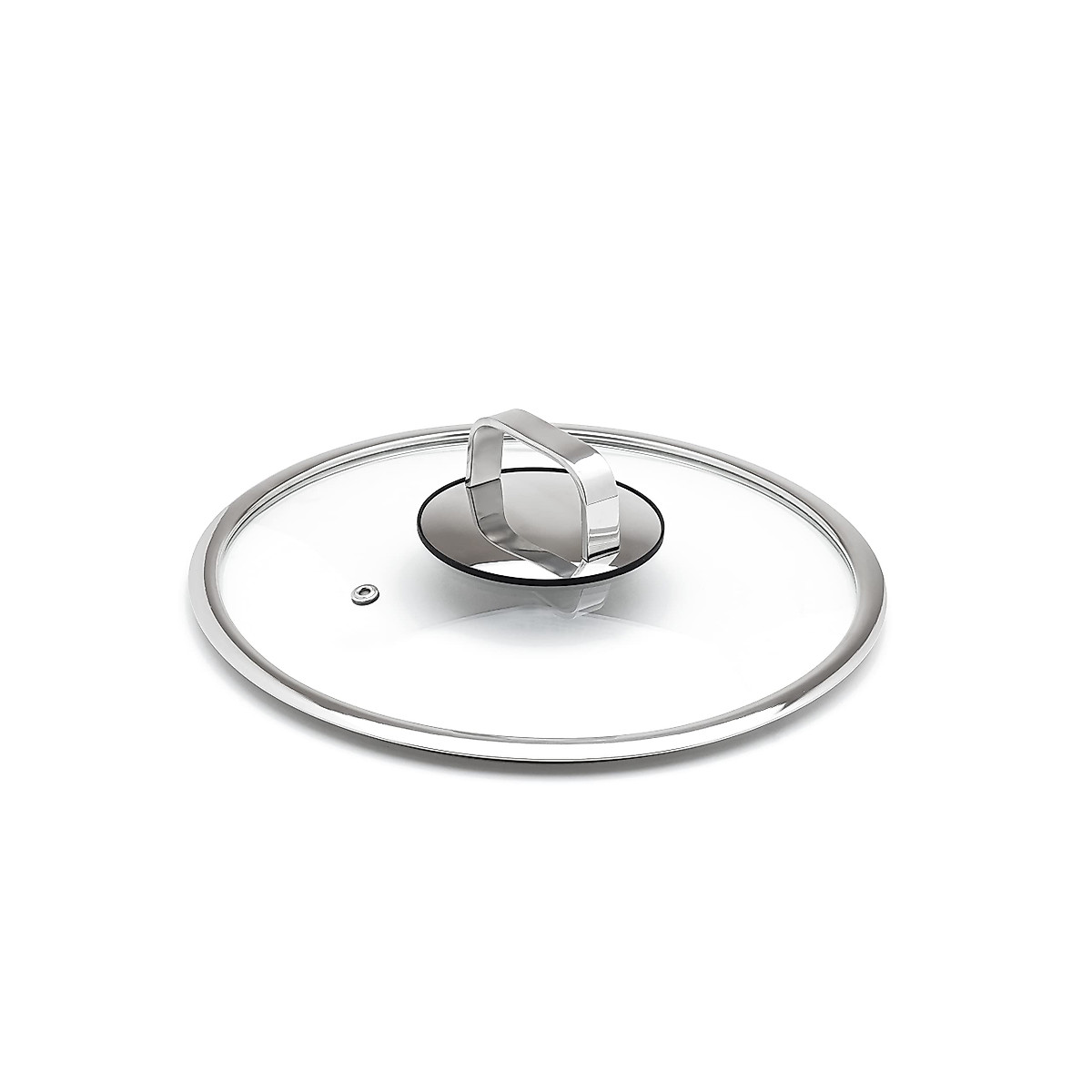 LIVWELL DiamondClad 14-Inch Glass Lid for the Hybrid Cookware Set - Home and Kitchen Gift - For Hybrid Stainless Steel Sauté Pan, Wok, Skillet and Frying Pan Lid - Dishwasher Safe, PFOA-Free