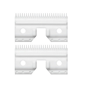 XCEL Ceramic Medium Cutter Blade Compatible with Andis, Oster A5 and Walh KM Series (2)