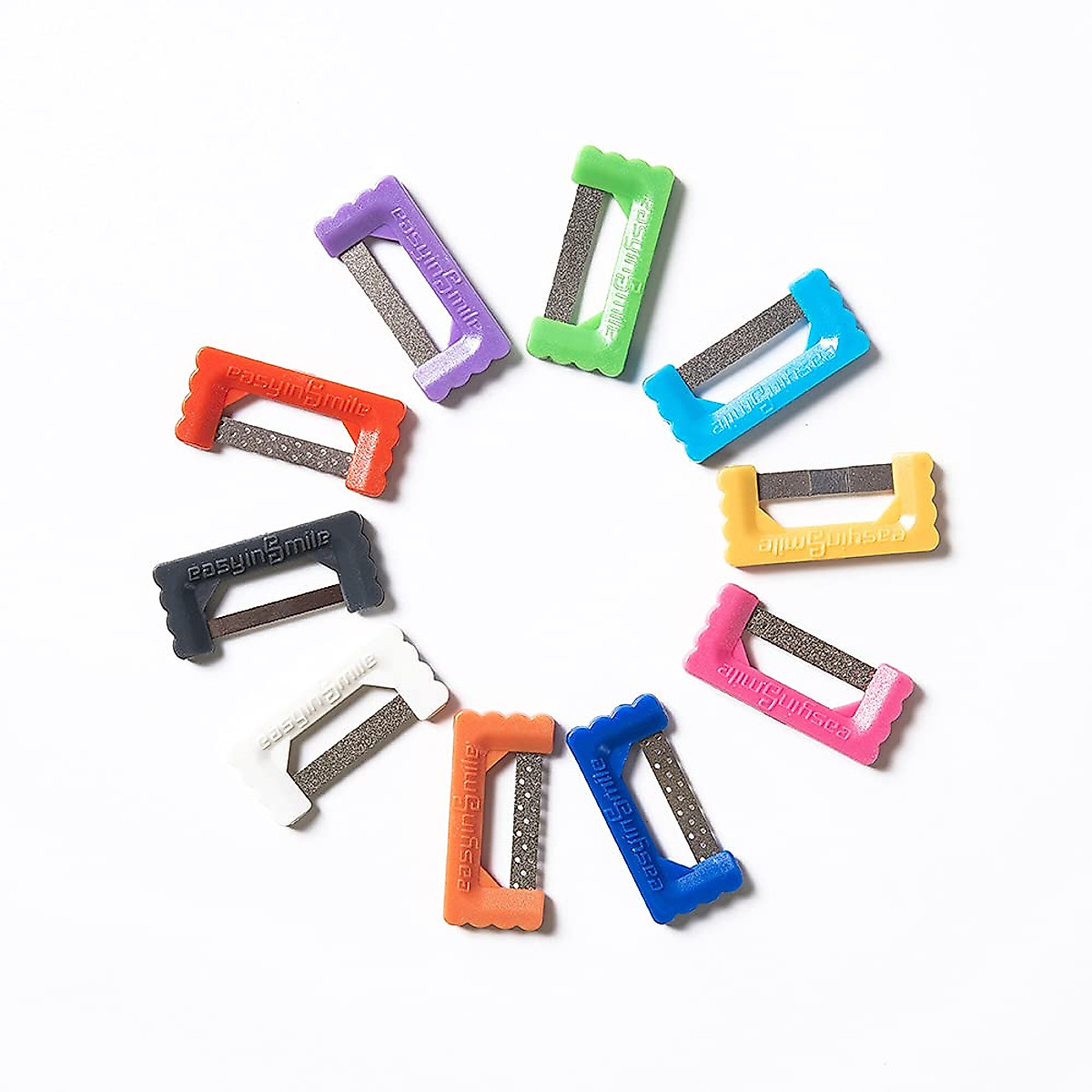 SNAWOP Dental Interproximal Strips 10PC Orthodontic Enamel Reduction Teeth Polishing IPR/IR Kit (IPR Strips)