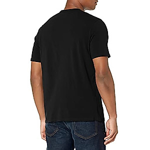 Calvin Klein Men's Cotton Stretch Lounge Short Sleeve Crewneck, Black