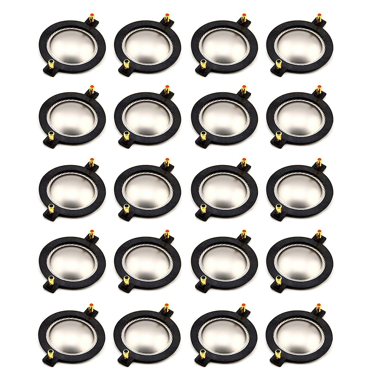 20 Pcs Audio Diaphragm 8 Ohms Compatible with PRV RPD3220Ti PRV D3220Ti D3220Ti-ND DE800 Driver