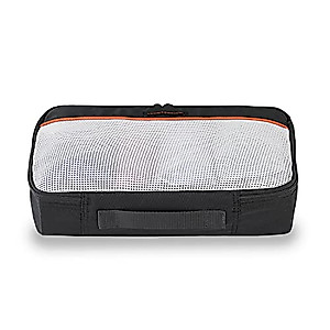 Briggs & Riley 3 Pack Zippered Packing Cubes/Luggage Organizers for Travel, Black, Large