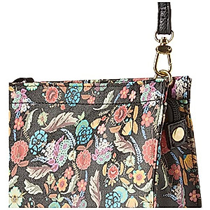 Bueno of California Printed Pebble Crossbody, Botanical
