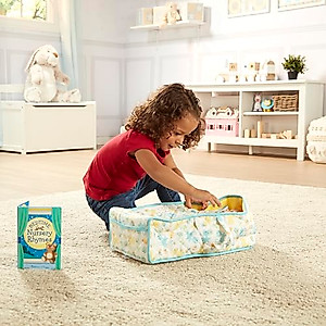 Melissa & Doug Mine to Love Bassinet Play Set Portable Carrier for Dolls with Crinkle Toy, for 3+ years, Nursery Rhyme Book