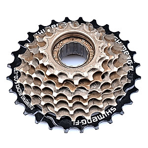 FOMAS Mountain Bike Freewheel,MTB Freewheel 7 Speed,13-28T, Freewheel Screw On, Beach Cruiser,Fat Tire Bike,Cargo Bike,E-Bike Freewheel.