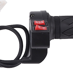 VGEBY 1Pair Electric Bike Throttle Grip, 3 Speed Control Throttle Hand Grips for Electric Bikes with Forward and Reverse Gear Electric Accessories