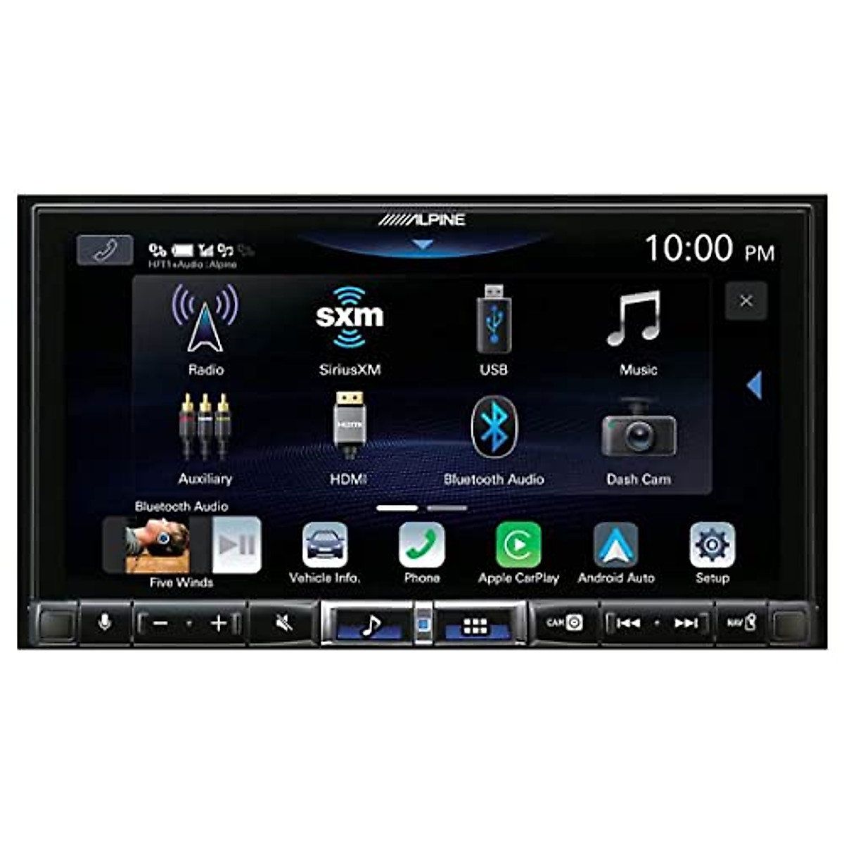 Alpine ILX-507 7" Digital Multimedia Receiver (Does Not Play Discs) with Apple CarPlay & Android Auto