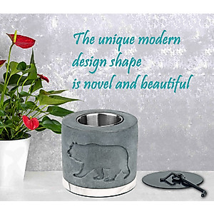 Concrete Tabletop Fire Pit Bear Table Top Fire Pit Bowl Tabletop Fireplace Table Top Fire Bowl Mini Fireplace Table Top Fire