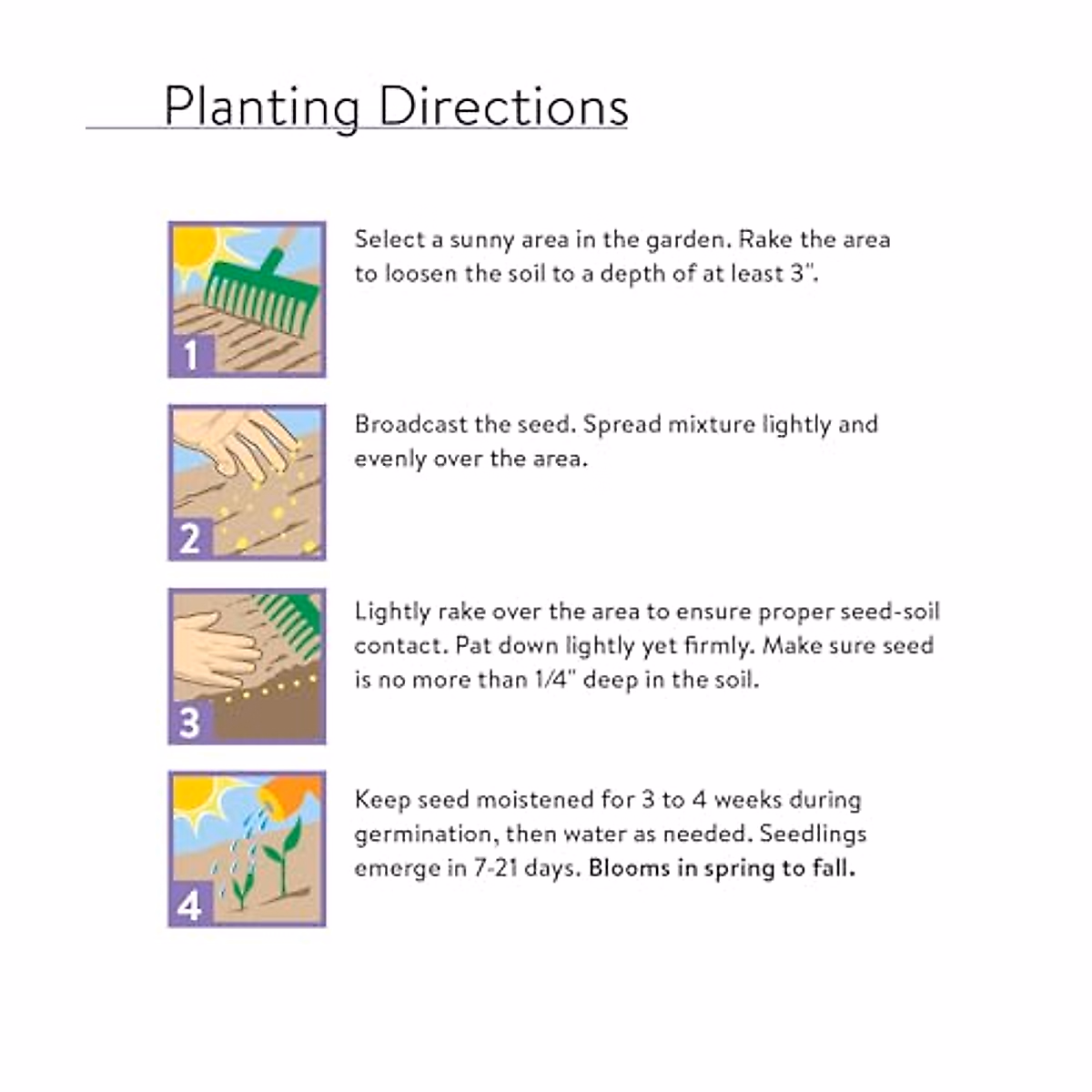 Burpee Wildflower 50,000 Bulk, 1 Bag | 18 Varieties of Non-GMO Flower Seeds Pollinator Garden, Perennial Mix