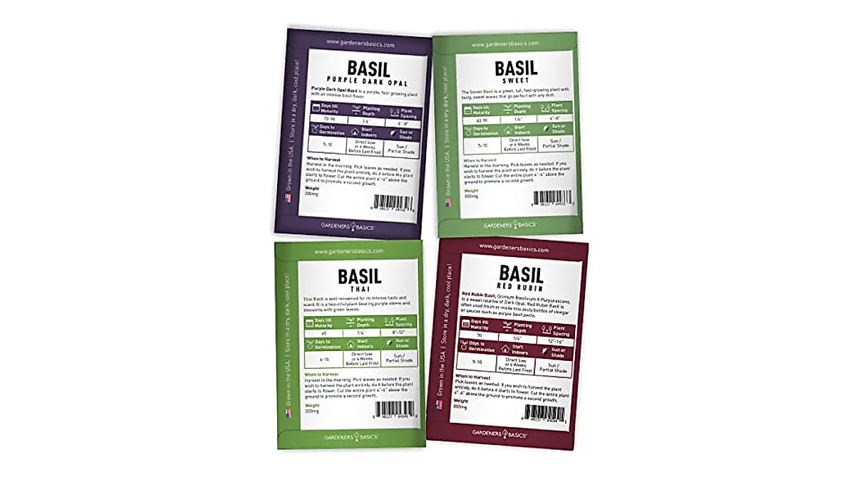 Grow Diverse Basil Varieties | Gardeners Basics Herb Seeds