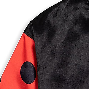 Miraculous Ladybug Little Girls Zip-up Bomber Jacket Red/Black 6-6X