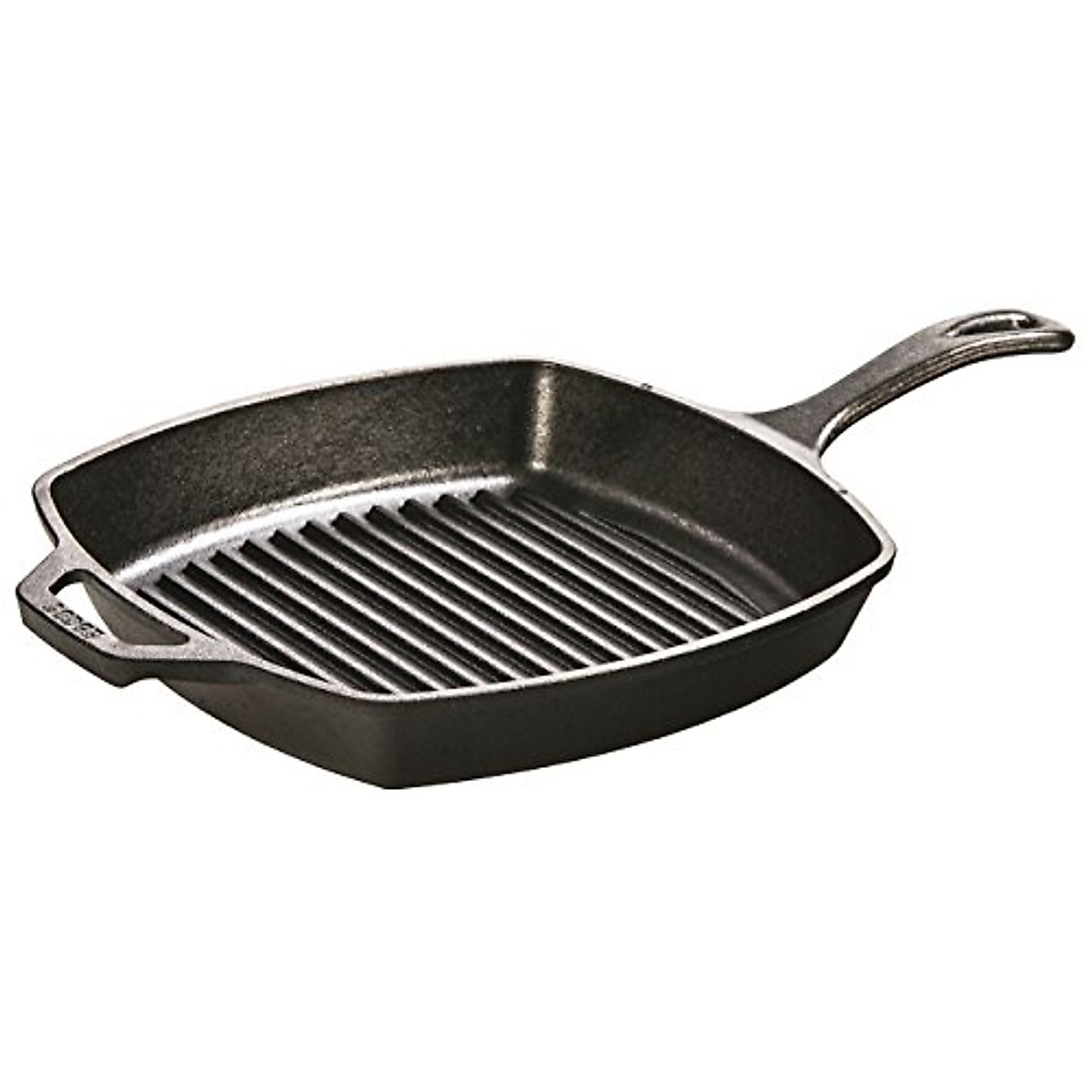 Lodge 15 Inch Cast Iron Skillet and 10.5-inch Square Grill Pan Bundle