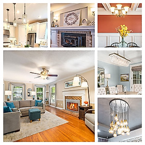 Antique Dimmable E26 LED Candelabra Bulbs 25W Equivalent, 2W CA10 Flame Tip LED Chandelier Candle Light Bulbs, Clear Glass, 3000K Soft White Pandent Lights Wall Sconces Lamp, 200LM, 6 Pack