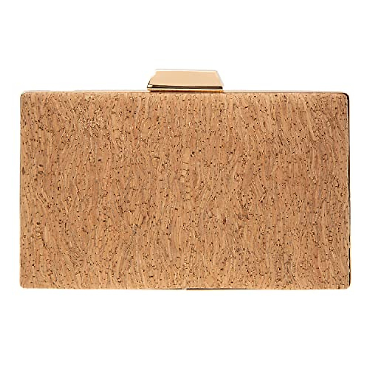 Cork Box Clutch, Gold1