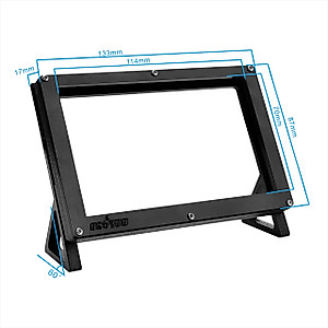 OSOYOO Protective Case Stand Holder for OSOYOO 5 Inch DSI Touch Screen LCD Display compatible with Raspberry Pi 4 3 3B+ 2