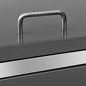 Canditree Outdoor Storage Shed for Garbage Cans, Double Wheelie Bin Shed Stainless Steel for Patio Garden (Anthracite)