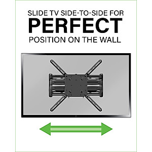 Made for Amazon Universal Full-Motion TV Wall Mount for 50-82" TVs and Compatible with Amazon Fire TVs