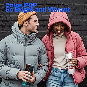 12PCS 20 OZ Sublimation Tumblers Blank Skinny Straight Stainless Steel Double Wall Insulated with Lid, Straws, and Shrink Wrap Polymer Coating for Heat Transfer