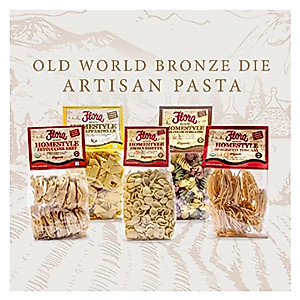 Organic Fusilli Lunghi Pasta by Flora Foods | Long Spiral Pasta Imported from Italy (16 oz / 454g) | Cooks al Dente