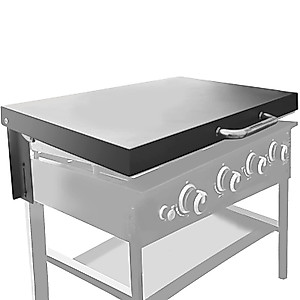 BSARTE Upgraded Hinged Lid Cover with Built in Organizer Panel Designed to Fit Blackstone Griddle 36" Table Top Griddle/Multi-Functional Hard Cover Hood, Accessories for 36 inch Griddle