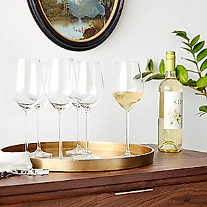 Schott Zwiesel Tritan Crystal Glass Fortissimo Stemware Collection White Wine Glass, 13.7-Ounce, Set of 6